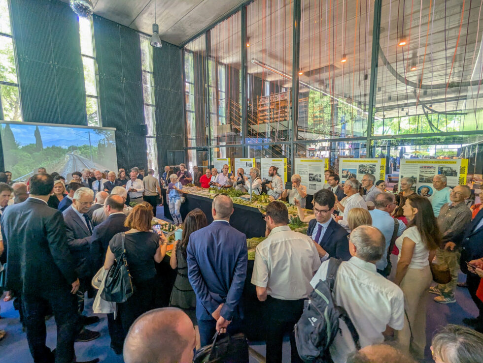 Célébration des 20 ans de la réouverture de la ligne Cannes-Grasse ...